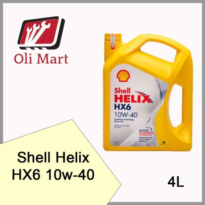 Promo Oli Mesin Shell Helix Hx6 10w40/ Oli Shell Helix Hx6 10w-40 ...