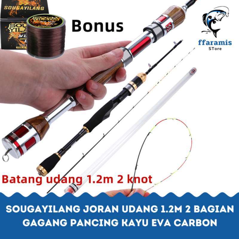 Promo Sougayilang Joran Pancing 1.2m - Kayu Eva Carbon - Modle B Diskon ...