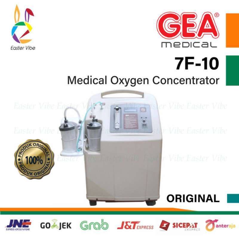 Promo Gea 7f-10 7f10 Oxygen Concentrator Alat Penghasil Oksigen - 10 Liter Diskon 33% Di Seller ...