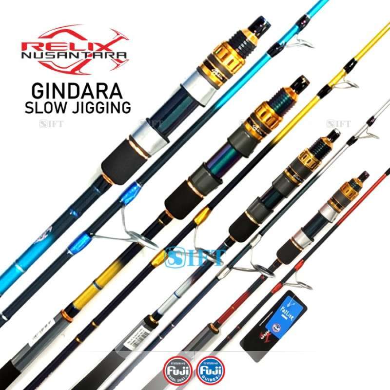 Promo Joran Slow Jigging Relix Nusantara Gindara 632 Full Fuji + Seat ...