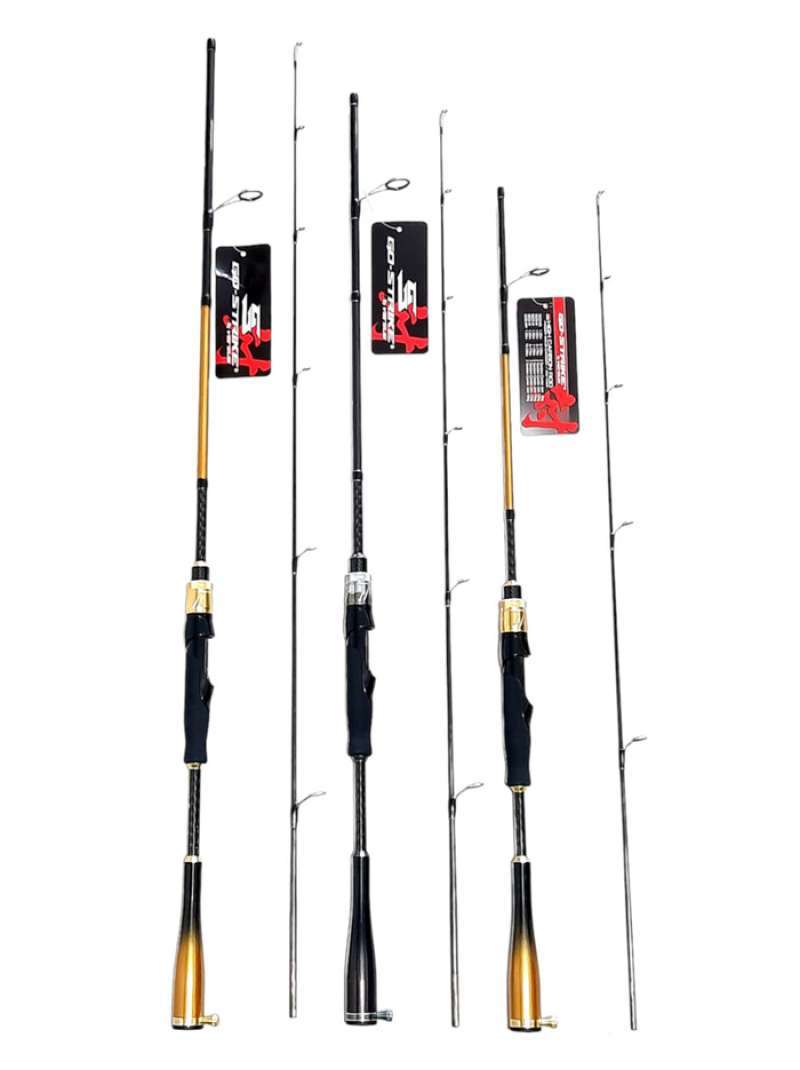 Promo Joran Carbon Solid Go Strike Snake Eye 150-180cm Kekuatan 15kg ...