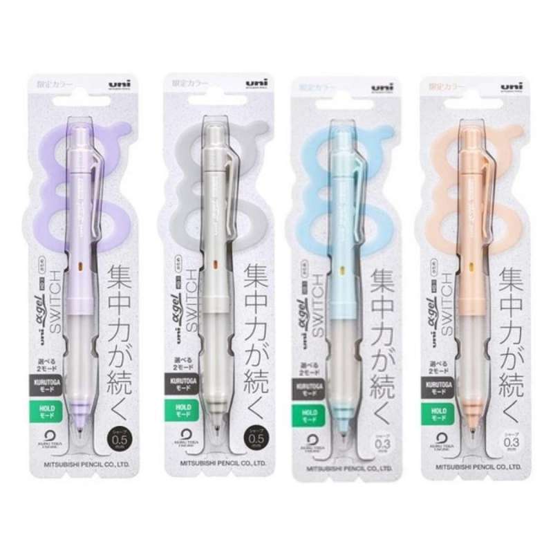Jual Uni Kuru Toga Alpha Gel Switch Pale Mechanical Pencil Limited ...