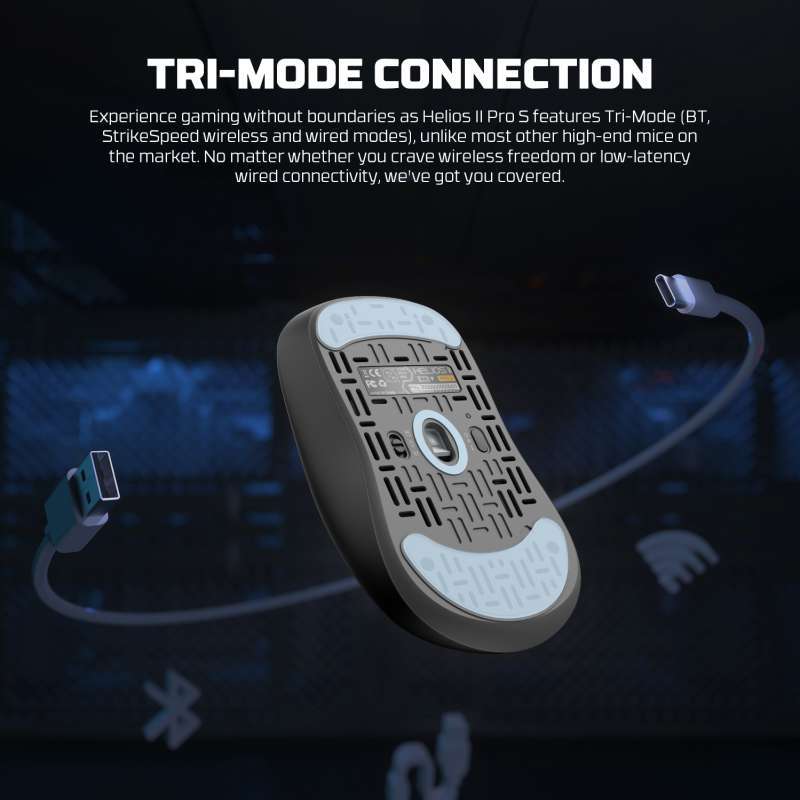 Jual Fantech Helios Ii Pro S 8k 4k Xd3 V3 Wireless Mouse Gaming Tri ...