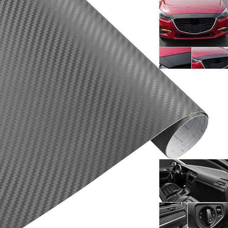 Jual Stiker Vinyl Carbon Fiber Mobil Car Wrap 3d Multifungsi 126 X 30 ...