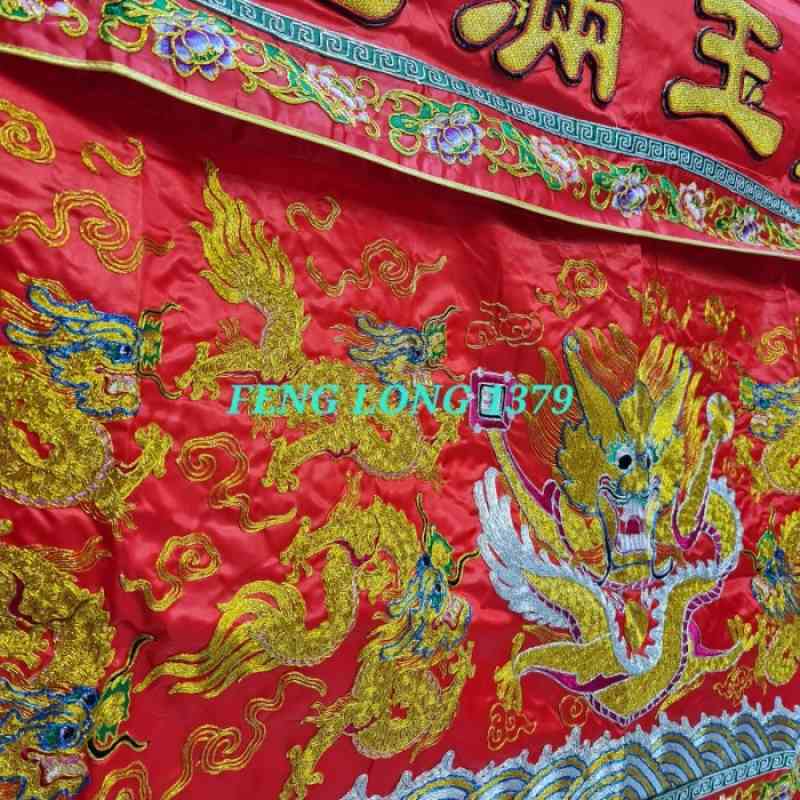 Promo Tokwie Impor Premium Jiu Long Nine Dragon 9 Naga Bordir Halus Uk ...