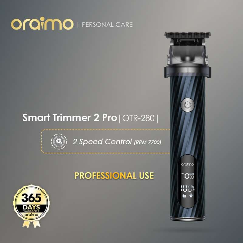 Promo Oraimo Smart Trimmer 2 Pro Otr-280 Hair Clipper Shaver Grooming ...