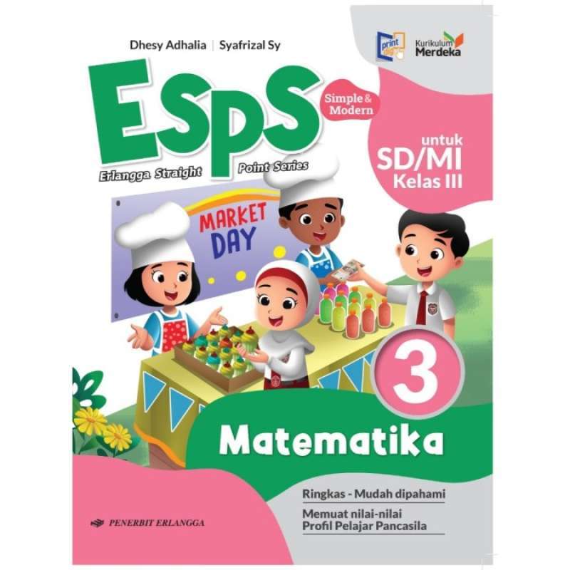 Jual Esps Matematika Sd Kelas 1 2 3 4 5 6 - Kurikulum Merdeka Erlangga - Kelas 3 Di Seller Rumix ...