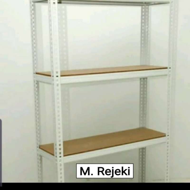 Promo Rak Besi Siku Lubang Tanpa Baut Boltless Steel Shelving Rack ...