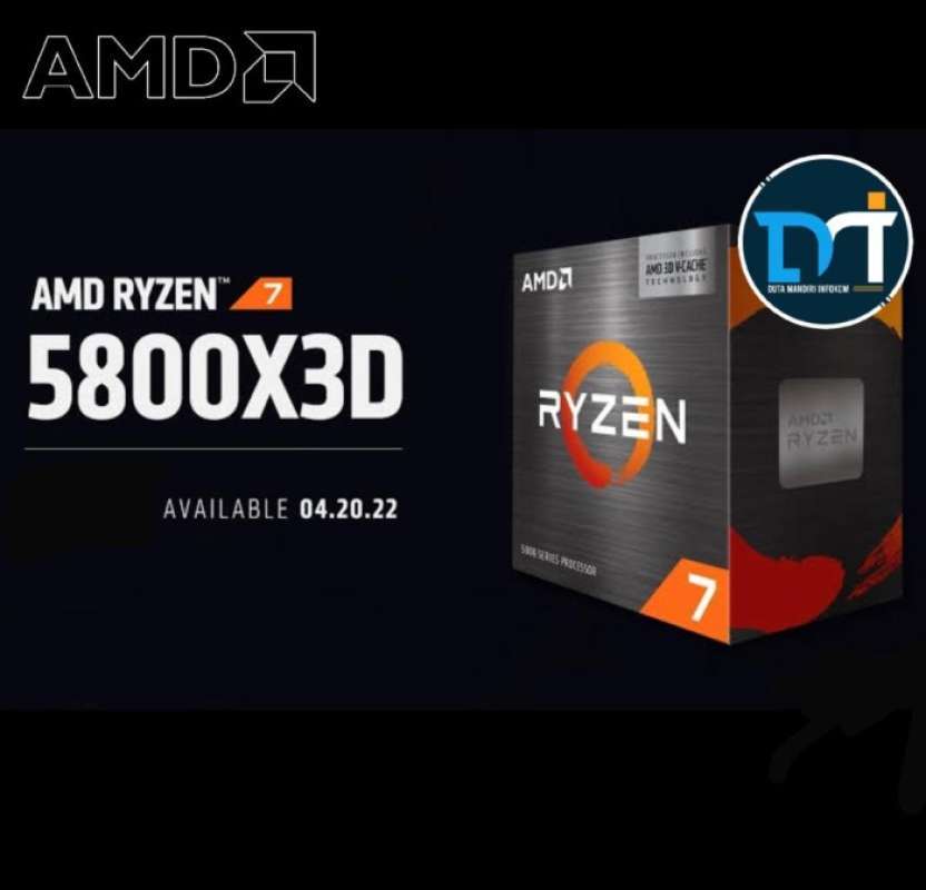 Promo Amd Ryzen 7 5800x3d 3.4ghz Up To 4.5ghz Cache 96mb 105w Am4 Box Diskon 23% Di Seller ...