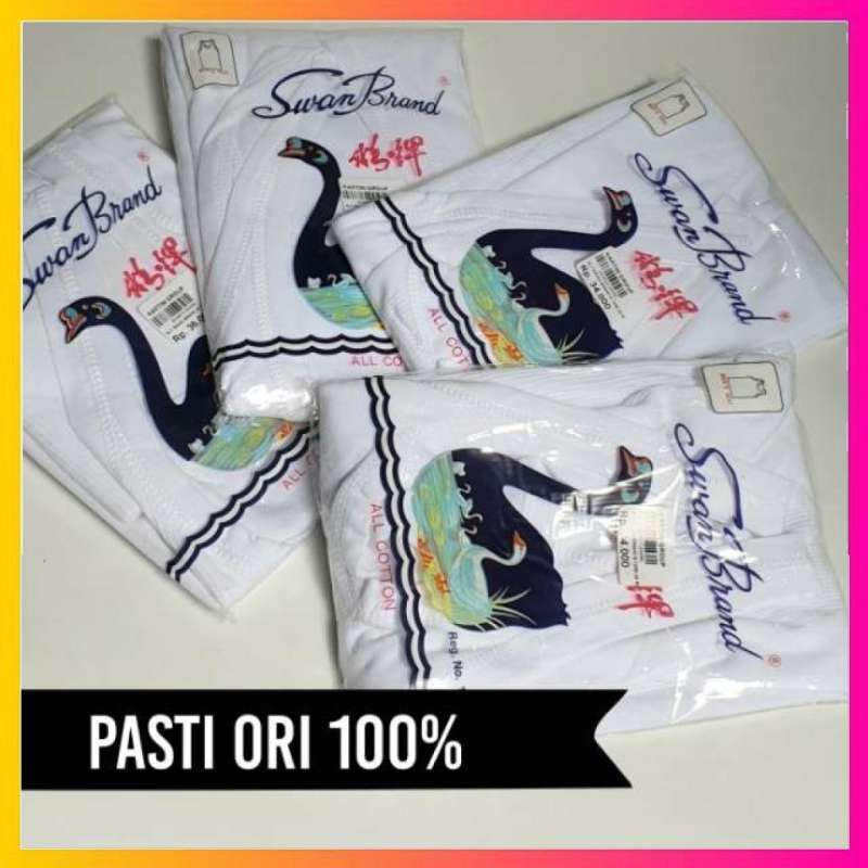 Jual Swan Singlet Pria Salur Garis 100% Ori Kaos Pakaian Dalam Swan ...