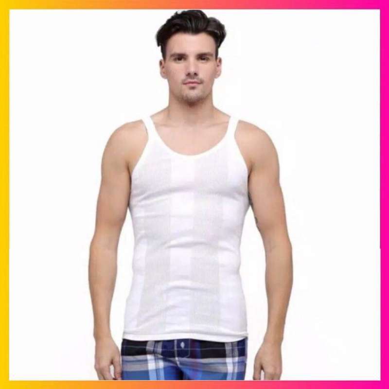 Jual Swan Singlet Pria Salur Garis 100% Ori Kaos Pakaian Dalam Swan ...