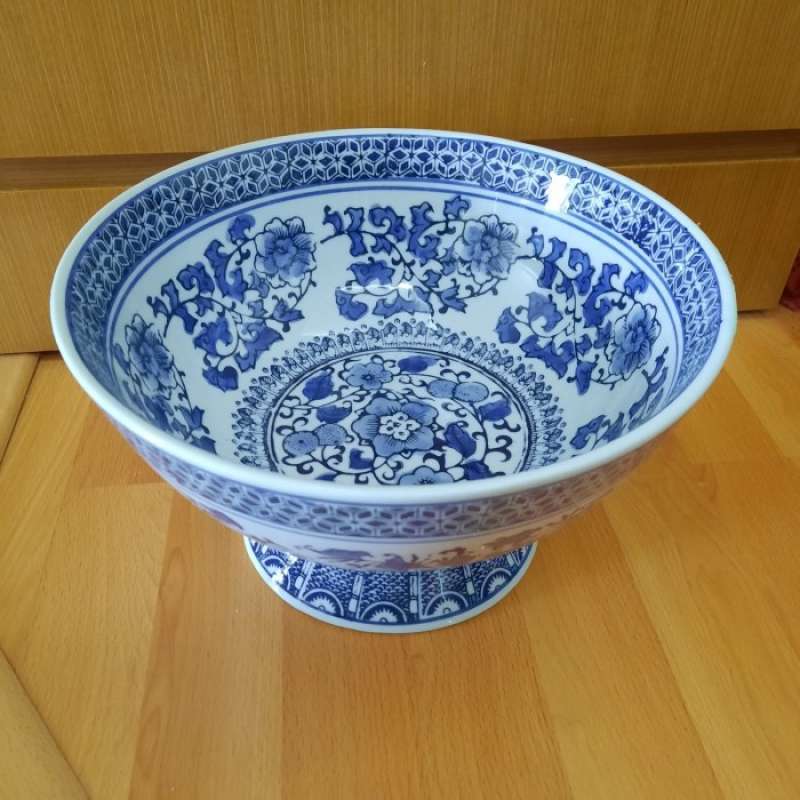 Promo Kom Keramik Wadah Mangkok Besar Ukuran Diameter 29cm, Tinggi 17 ...