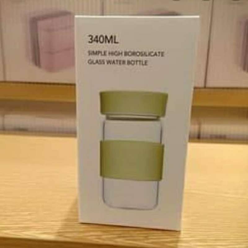 Promo Miniso High Borosilicate Glass 340ml /miniso Glass /miniso Diskon ...