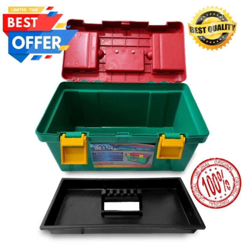 Promo Tool Box Mph Pro Toolbox Kotak Penyimpanan Jumbo Perkakas Akseses ...