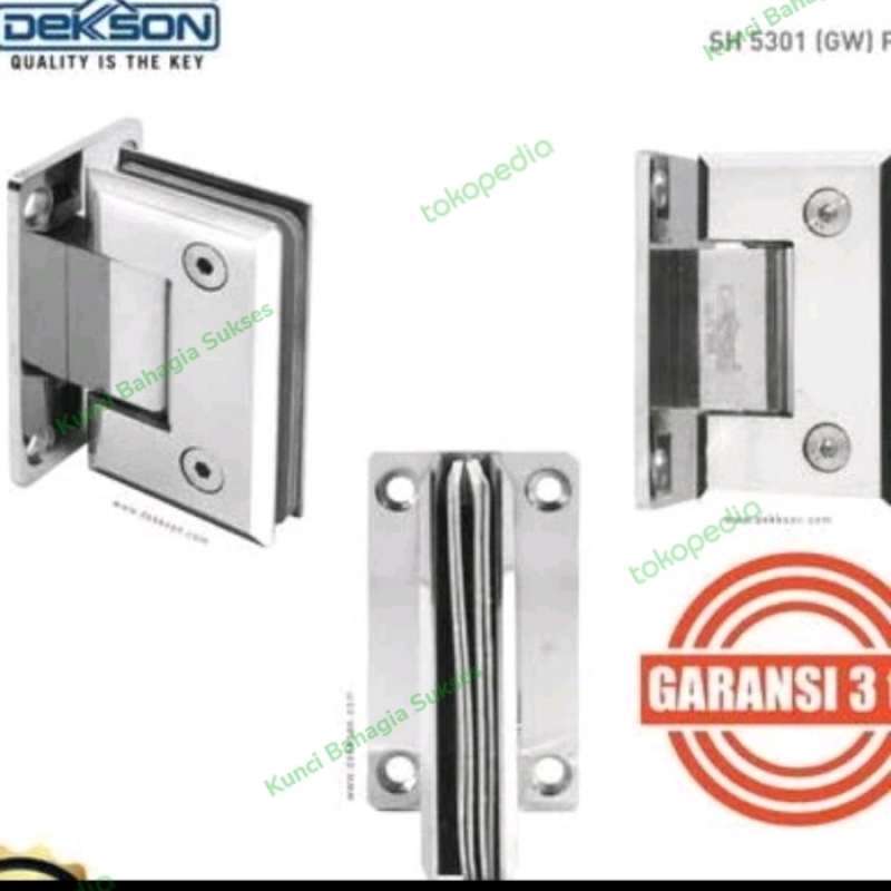Promo Engsel Shower Dekson Glass To Wall Sh 5301 Gw-sss Diskon 23% Di ...