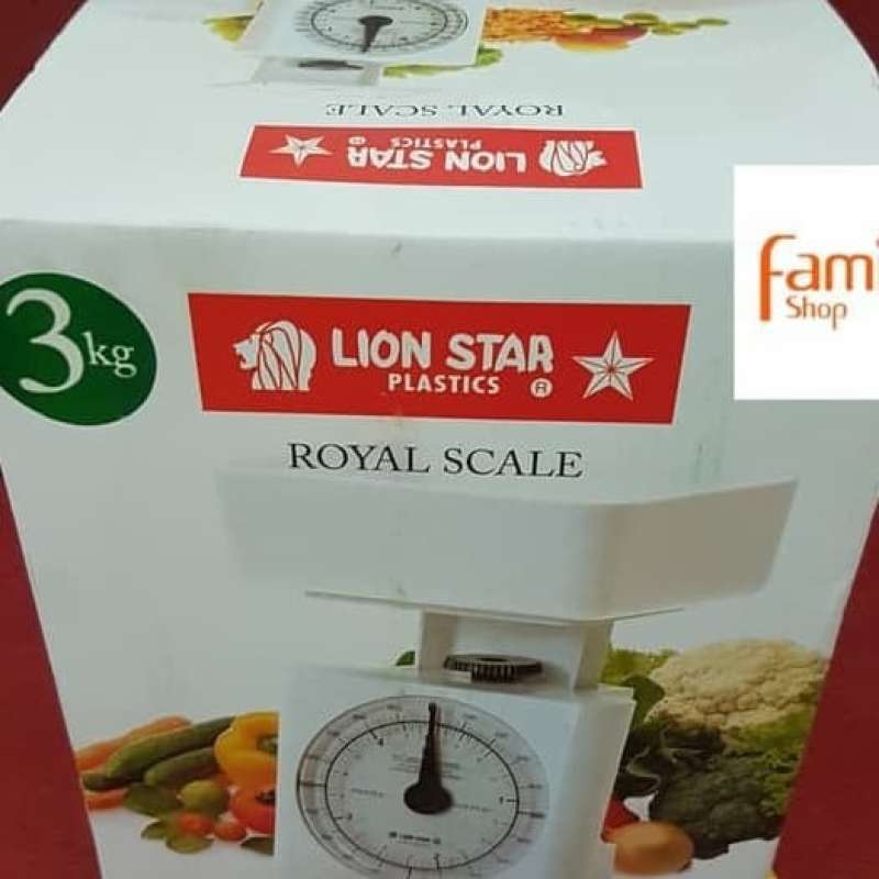 Promo Timbangan Dapur Royal Scale Lion Star 3kg Diskon 23% Di Seller Nishimu Store - Bangka ...