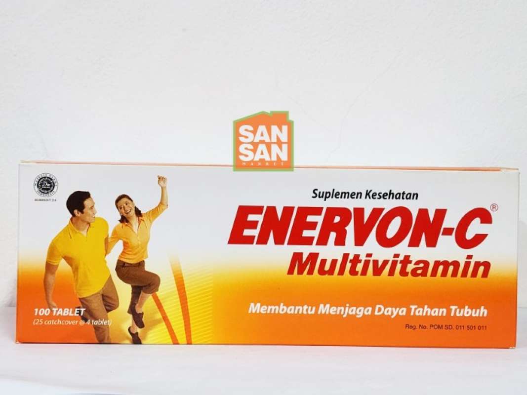Jual Enervon C Multivitamin 100 Tablet (4'sx25) Di Seller Sansan Market ...