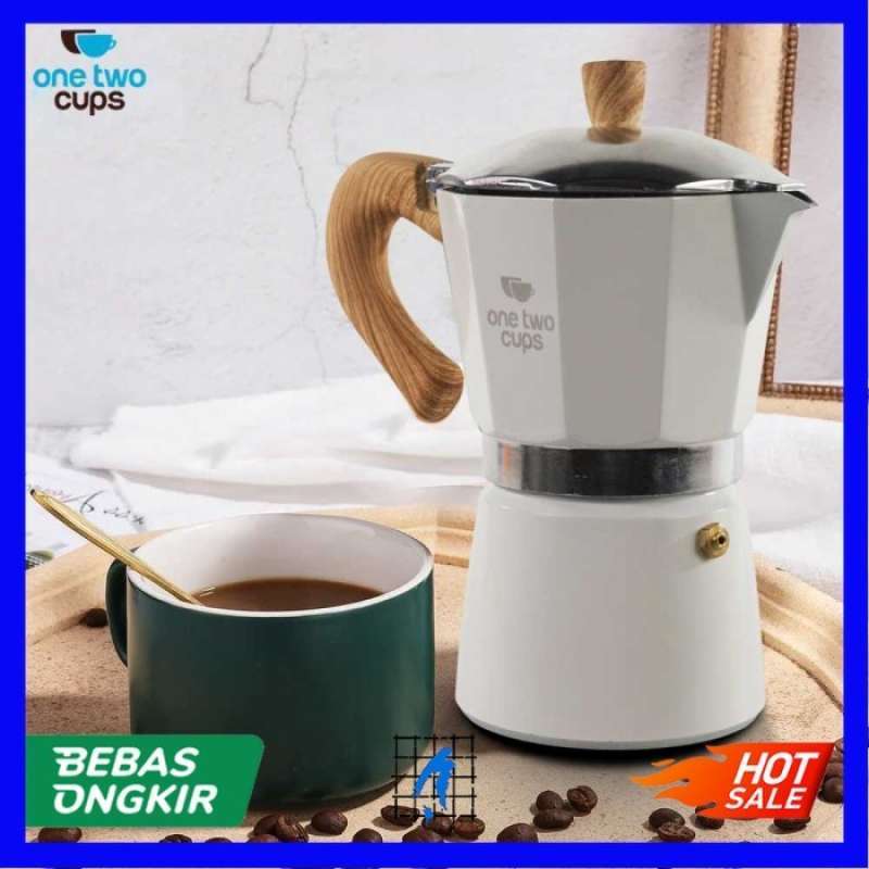 Promo Cups Moka Pot Espresso Coffee Maker Stovetop Teko Kopi Diskon 23% ...