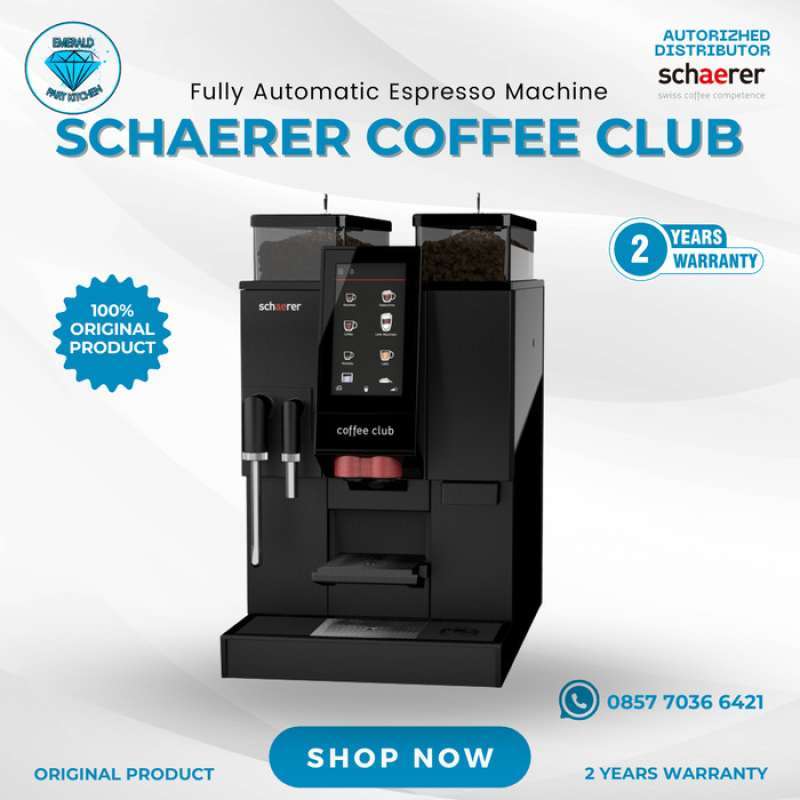 Promo Schaerer Coffee Club Fully Automatic Espresso Machine Diskon 23% ...