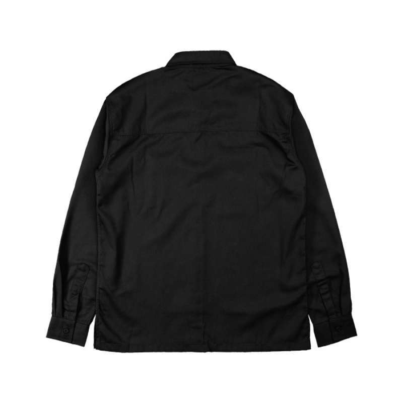 Promo Effect Ls Kemeja Kerja Lengan Panjang Hitam - Xl Diskon 23% Di ...