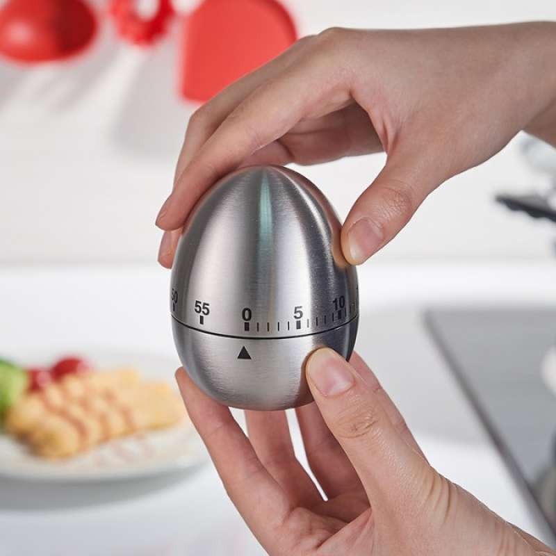 Jual Mechanical Egg Kitchen Timer Alarm Masak Hitung Mundur Tanpa Baterai Di Seller Consume ...