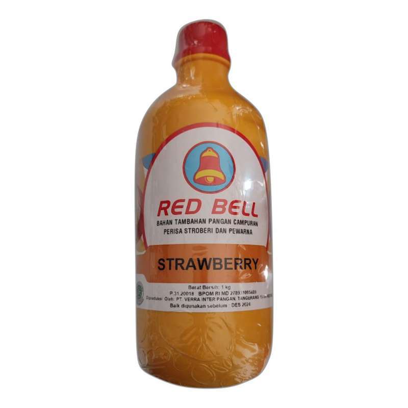 Jual Perisa Pasta Strawberry 1 Liter Red Bell Di Seller Intirasa ...