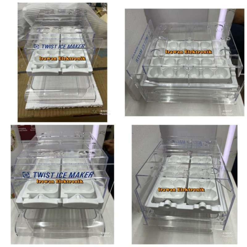 Jual Twist Ice Maker Kulkas Kotak Putaran Es Batu Promo Murah - Putihsusu Di Seller Consume ...