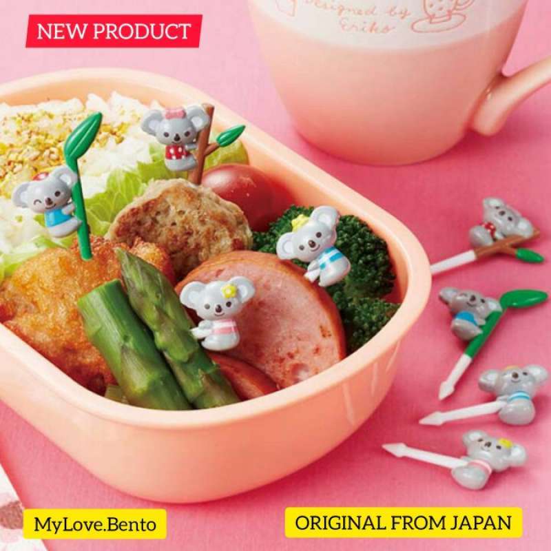 Jual Garpu Bento / Foodpicks / Picks / Tusuk Bento Koala Torune Jepang ...