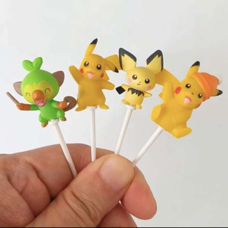 Jual Pokemon Bento Pick / Tusukan Bento Pokemon Series Isi 4 Pcs - Set ...