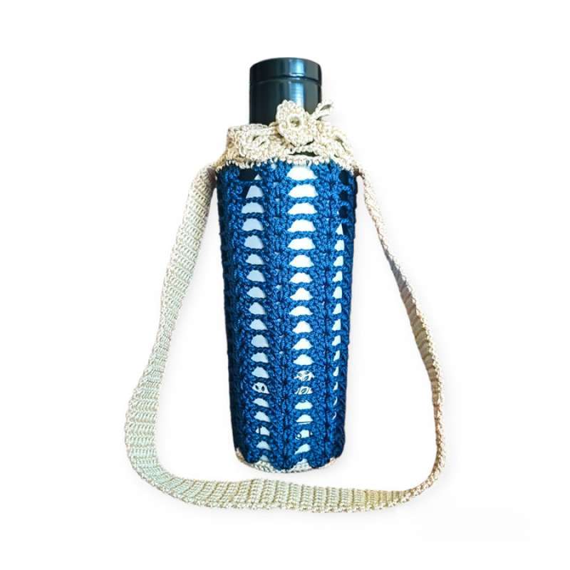 Jual Tas Botol Rajut Cover Thermos Sarung Thumbler Crochet Bags ...