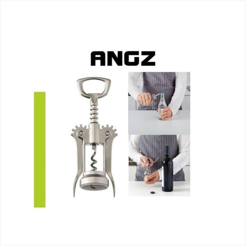 Jual Pembuka Botol Anggur - Corkscrew Stainless Steel Wine Opener Di ...