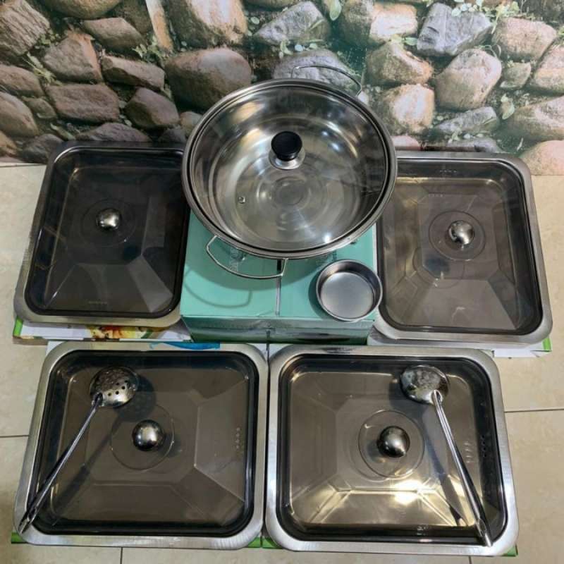Jual Prasmanan Set / Tempat Makan Prasmanan - Full Kaca Di Seller ...