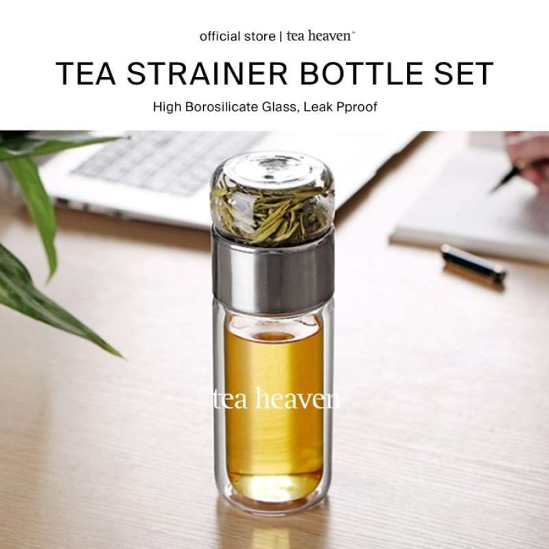Jual Infuser Bottle Tea Set Botol Saringan Teh Teapot Portable Di ...
