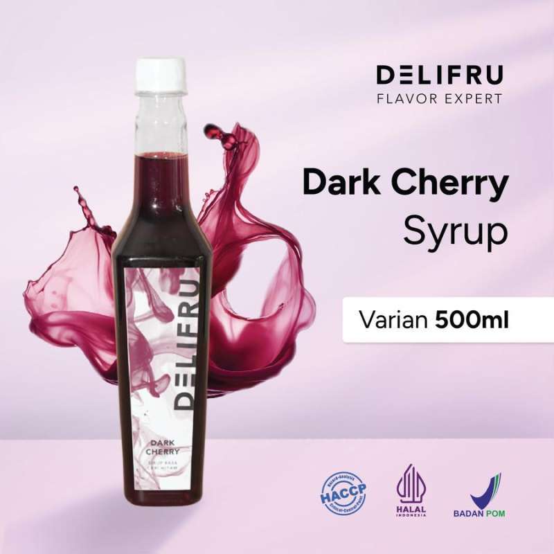 Promo Delifru Syrup Dark Cherry - Sirup Ceri Hitam 500 Ml Diskon 13% Di ...