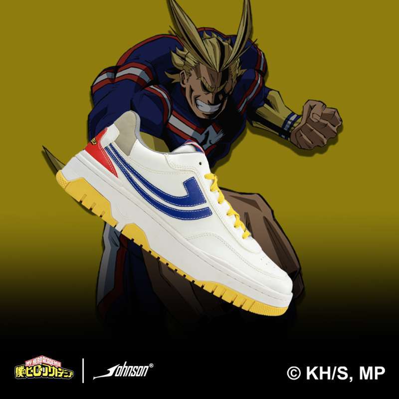 Jual Sepatu Sneakers Johnson X My Hero Academia - All Might - 40 Di ...