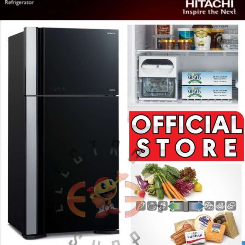 Promo Hitachi R-vg70pgd7 Kulkas 2 Pintu 550l Glass Door Diskon 23% Di Seller Miyakoshi Store ...