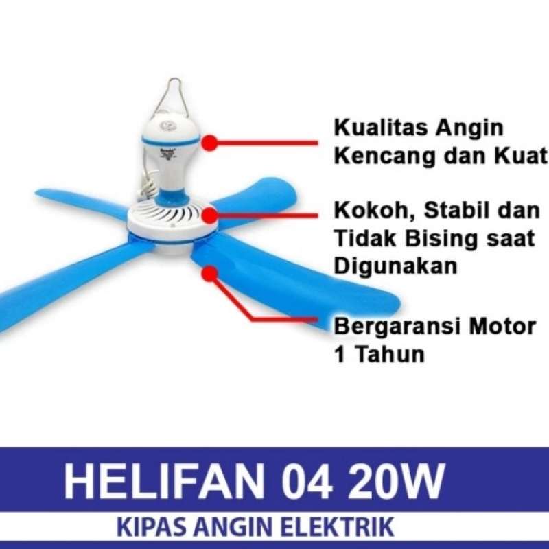 Promo Helifan Arashi 20 Watt/ Kipas Angin Gantung Diskon 23% Di Seller ...
