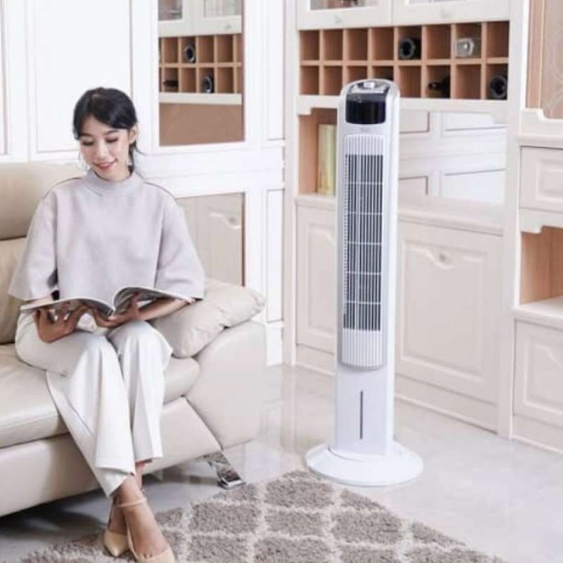 Promo Kipas Angin Lantai Led Display Dengan Remote / Pedestal Fan 60w ...