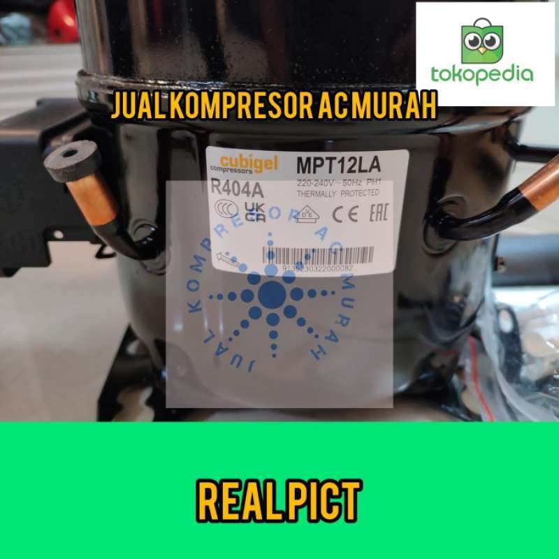 Promo Compressor Cubigel Mpt12la / Kompresor Cubigel Mpt12la R404a ...