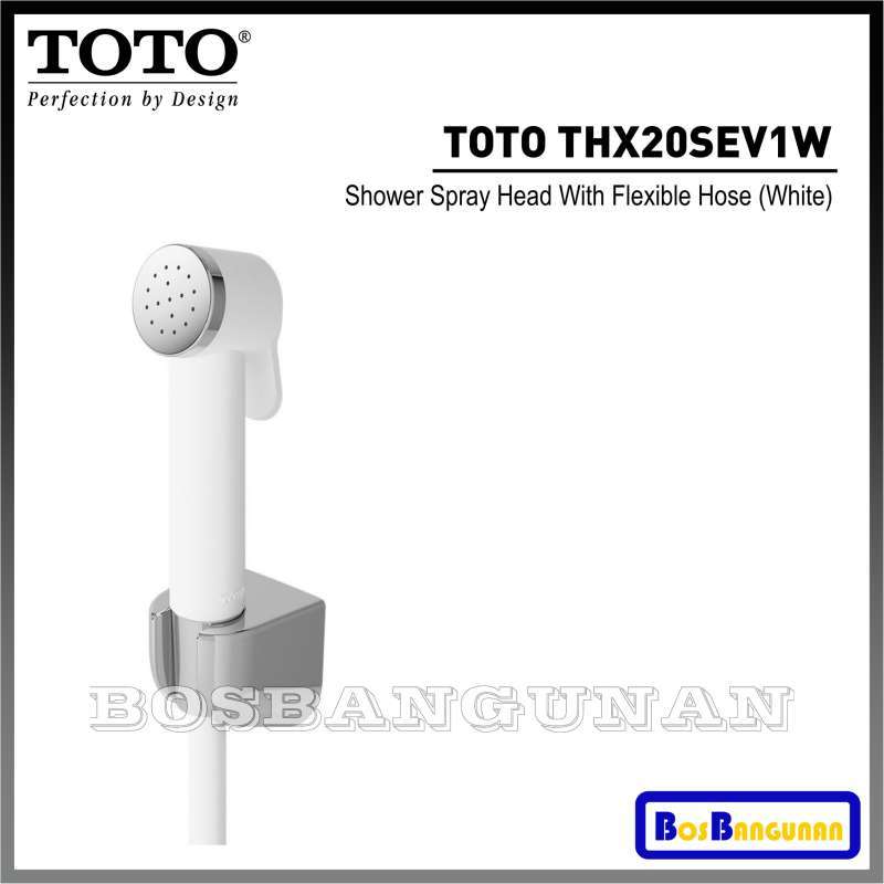 Jual Jet Shower Set Toto Thx20sev1w / Toto Thx20sev1w Shower Spray Head With Flexible Hose ...