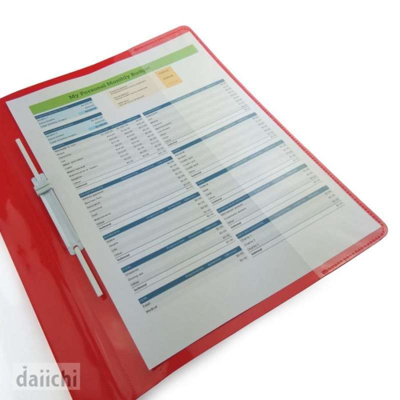 Jual Map Plastik / Business File Banded Classic (isi 6) (dcs) Daiichi ...