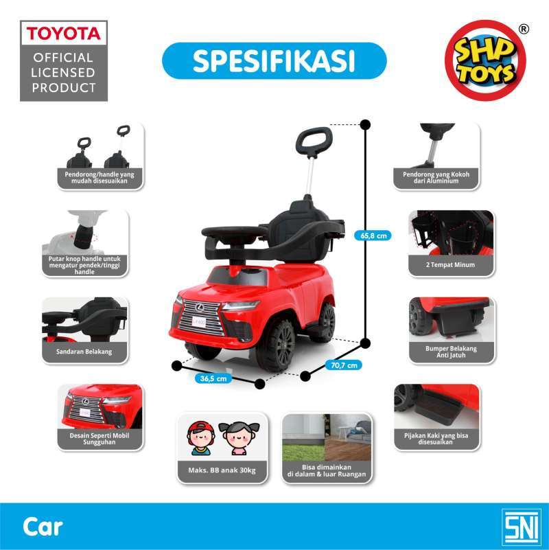 Jual Mini Toyota Series Shp Toys Ride On Car Toyota Hilux, Toyota Land ...