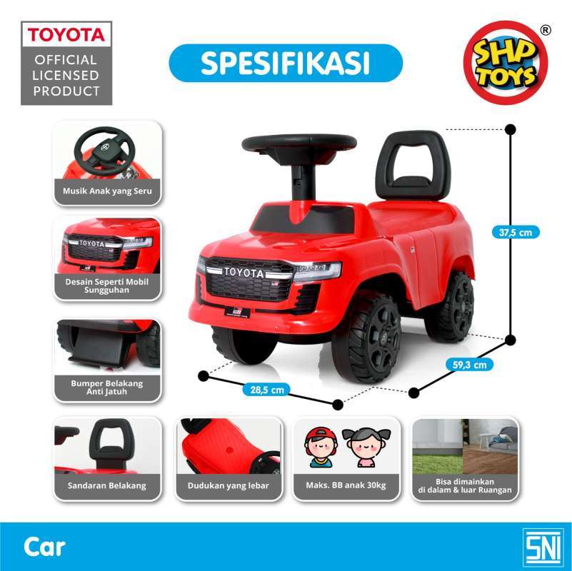 Jual Mini Toyota Series Shp Toys Ride On Car Toyota Hilux, Toyota Land ...