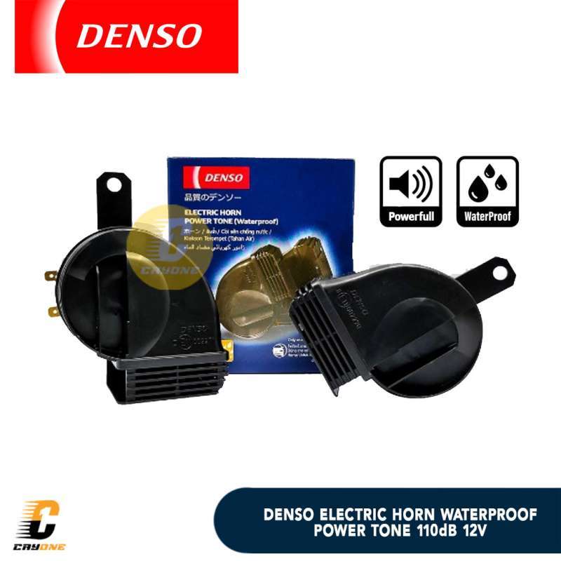 Jual Denso Klakson Keong Trumpet Electric Horn Power Tone Waterproof ...