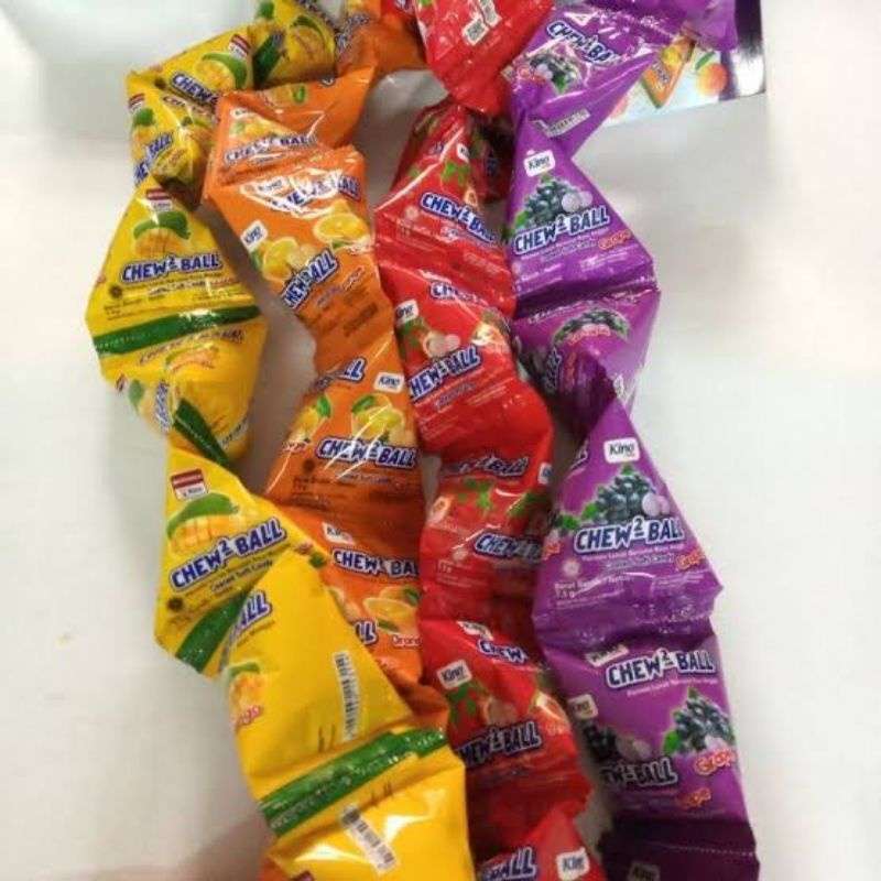 Jual Permen Chew2 Ball Permen Segitiga Isi 10pcs Di Seller Intan89 ...