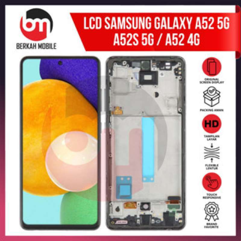 Jual Lcd Samsung A52 5g / A52s 5g Oled Fingerprint + Frame Big Glass ...