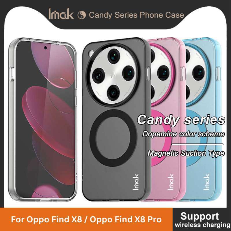 Promo Case OPPO Find X8 / X8 Pro (5g) Imak Candy Magnetic MagSafe ...