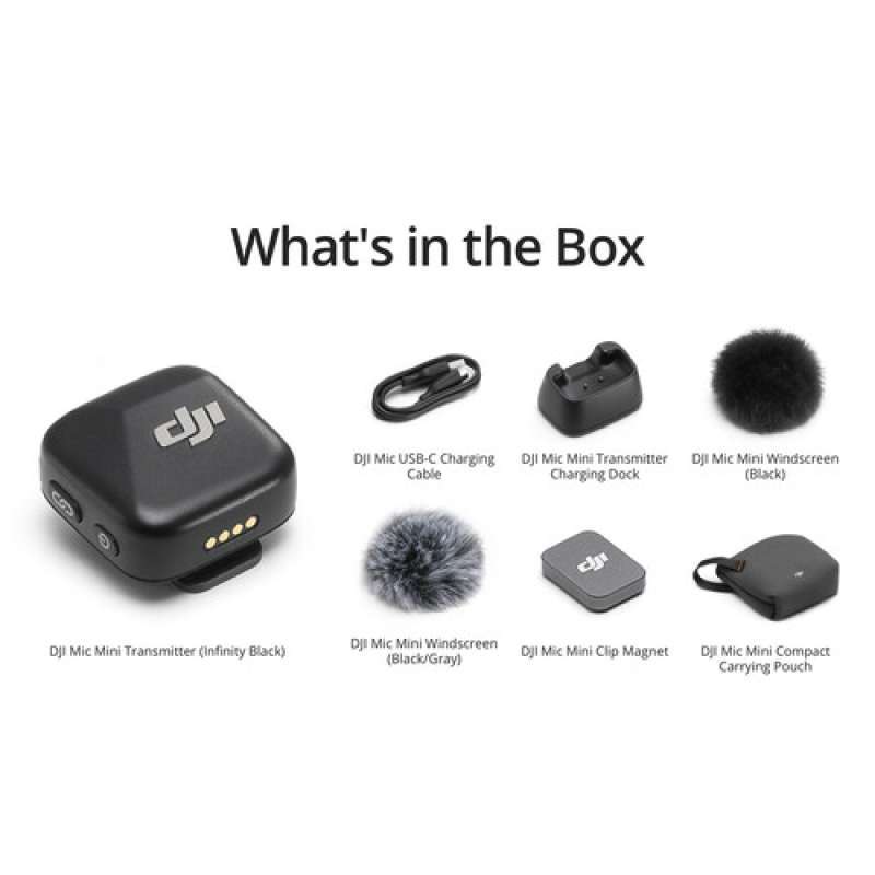 Promo Dji Mic Mini Transmitter Only (infinity Black) Garansi Resmi ...