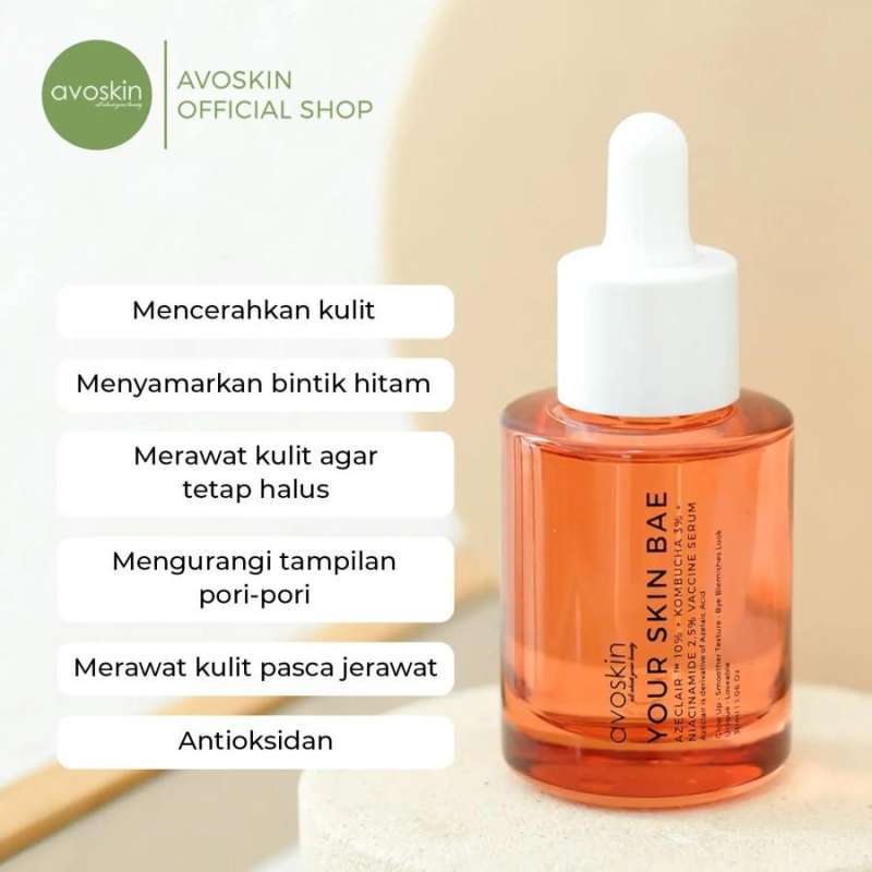 Jual Avoskin Your Skin Bae Azeclair 10% + Kombucha 3% + Niacinamide 2,5 ...
