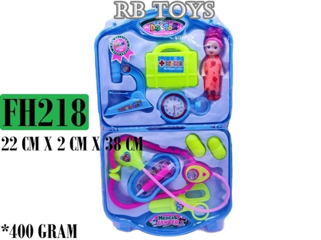 Jual Mainan Anak Perempuan Dokter Set Koper Fh218 - Pink Di Seller ...